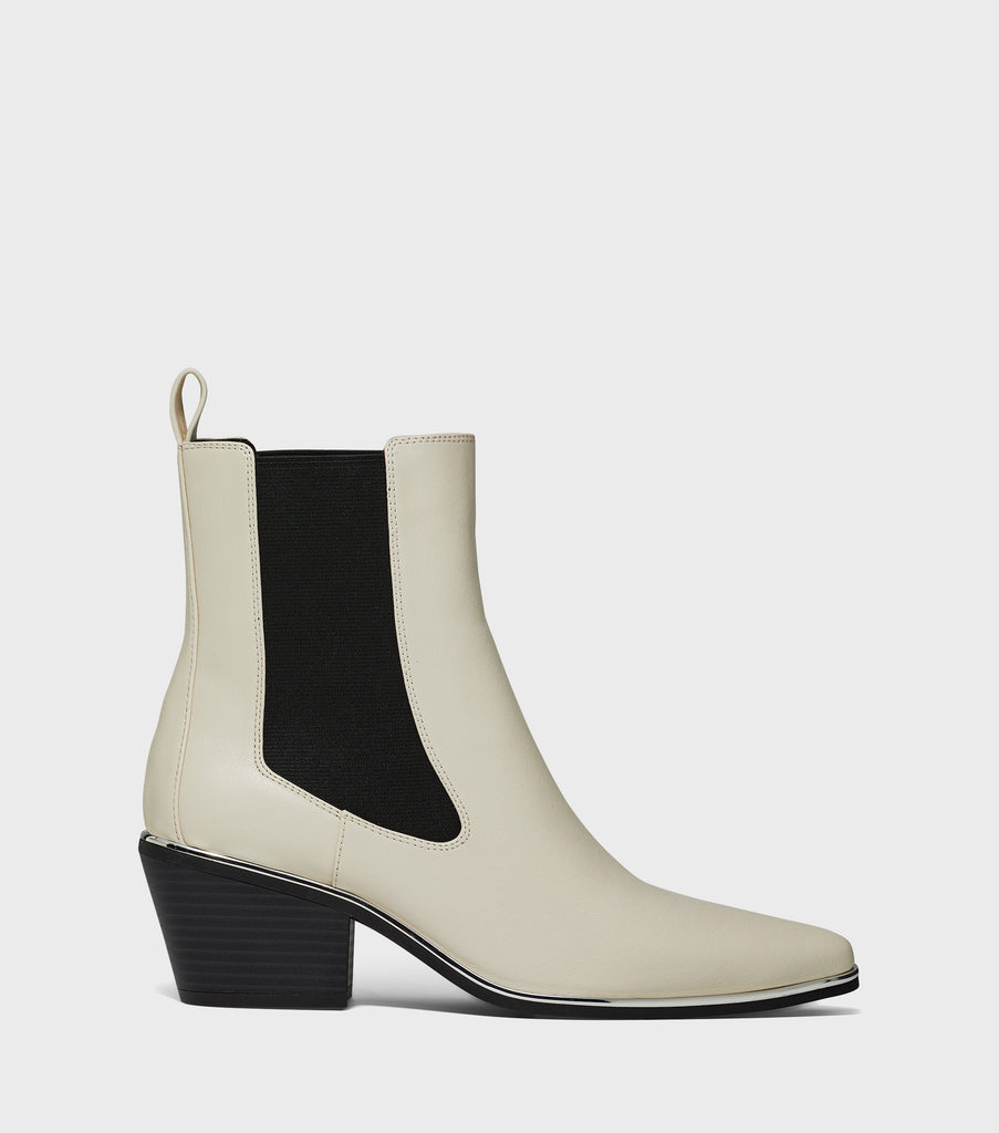 Lara White Western Boots – London Rebel